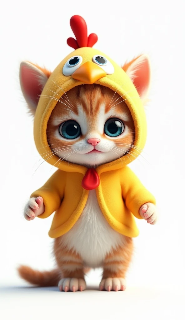 looks like a real kitten 。The kitten is 3cm tall、Cute face、blue eyes ...