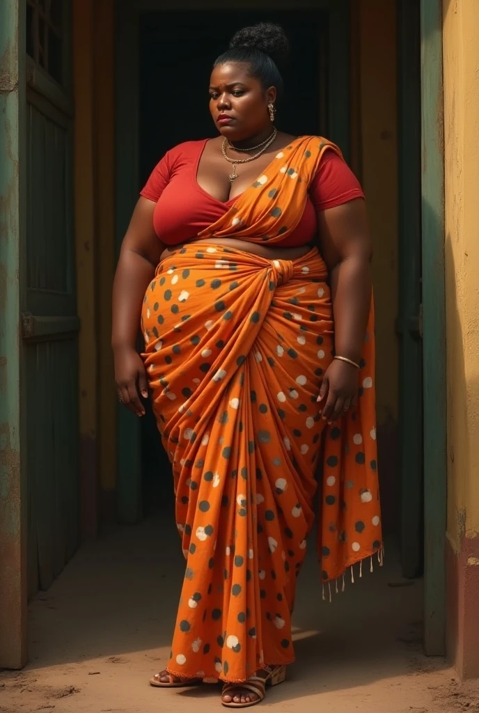 Indian plus size BBW fat hindu chubby dark skinned woman with fat ...