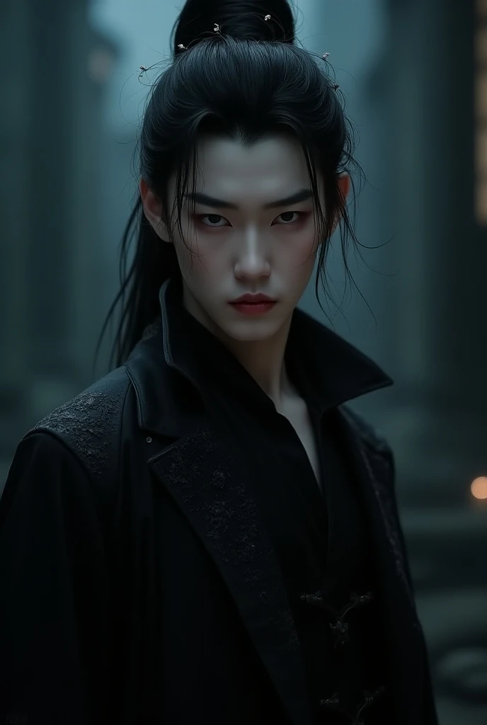 Jin Zixuan from Mo Dao Su Zhi disguised as a vampire - SeaArt AI