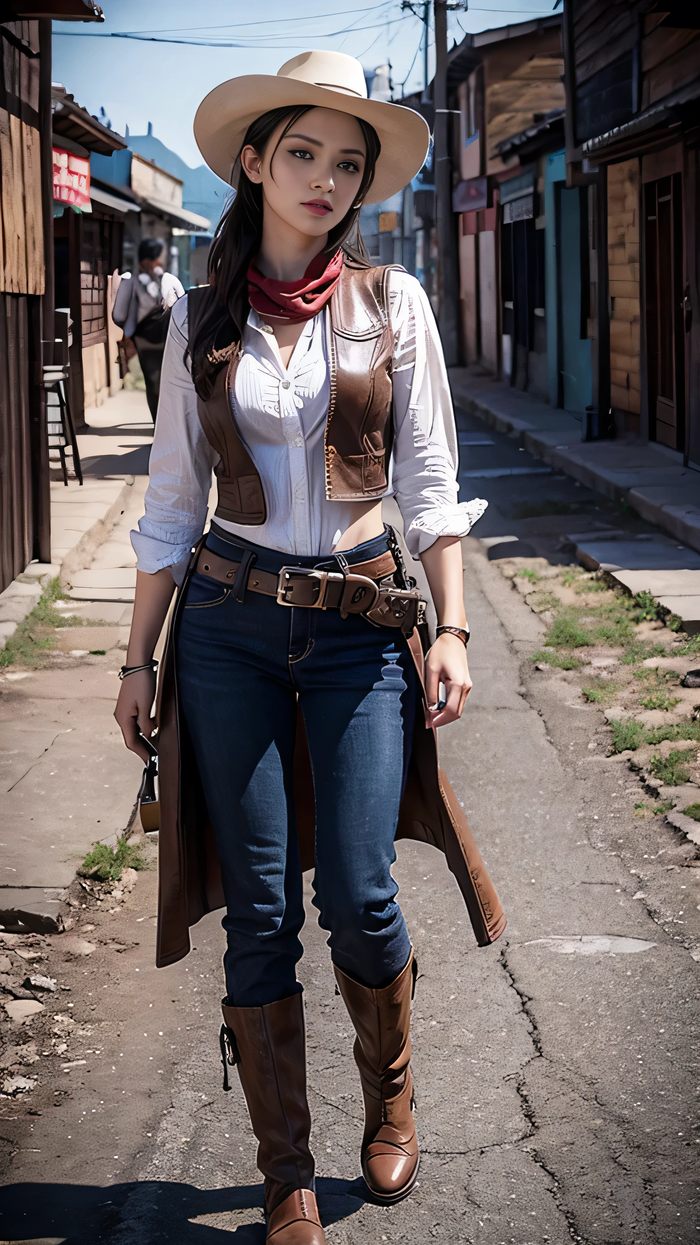 SeaArt AIで作成されたFemale Sheriff