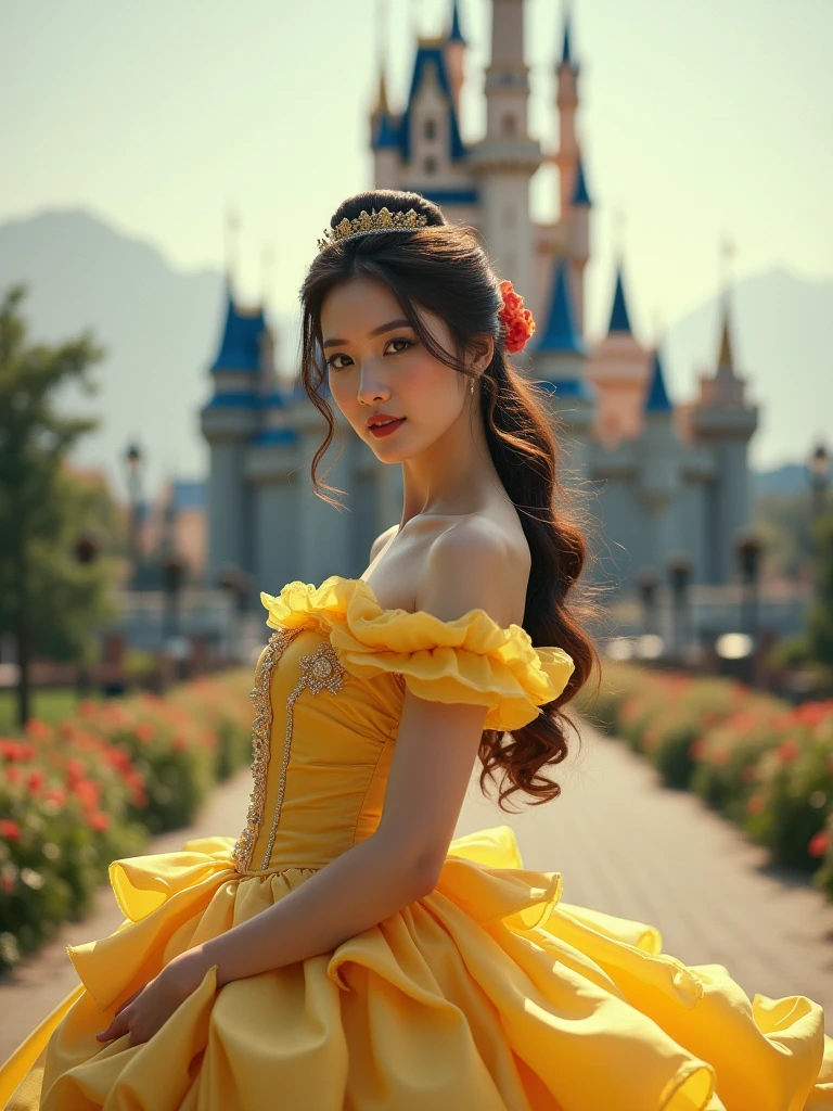 Dynamic Angle, Japanese Women, Blurred Background , Disney fantasy ...