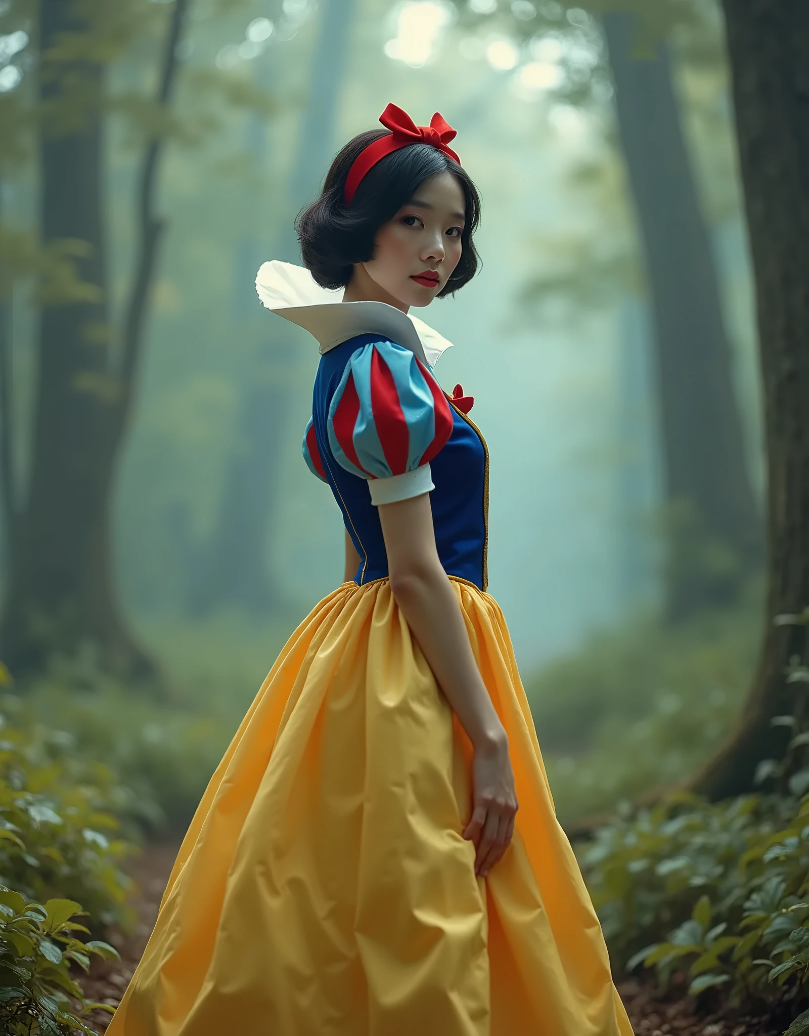 Dynamic Angle, Japanese Women, Blurred Background , Disney fantasy ...