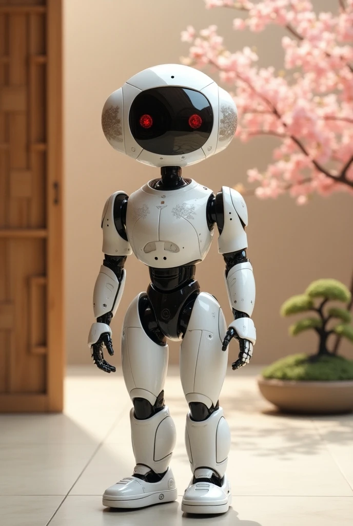 Creating a service robot image with Japanese culture - SeaArt AI
