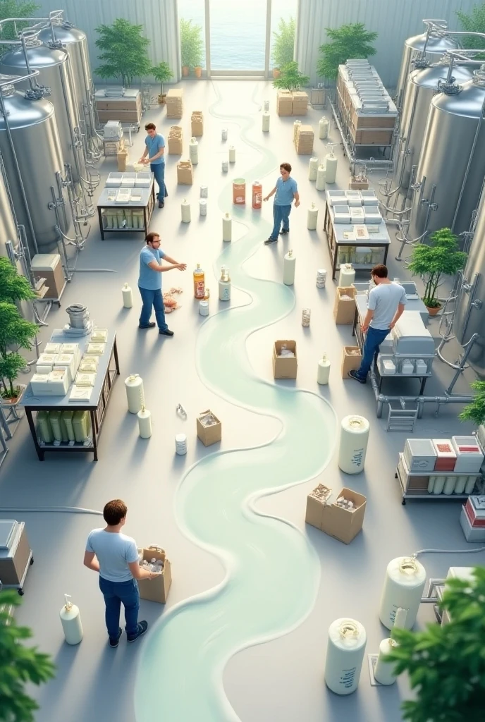Organic milk manufacturing process - SeaArt AI