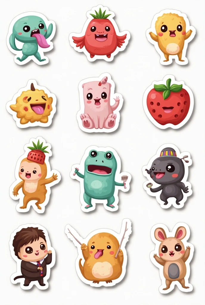 Attractive stickers - SeaArt AI