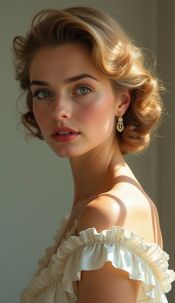 Young and beautiful Deborah Kerr - SeaArt AI