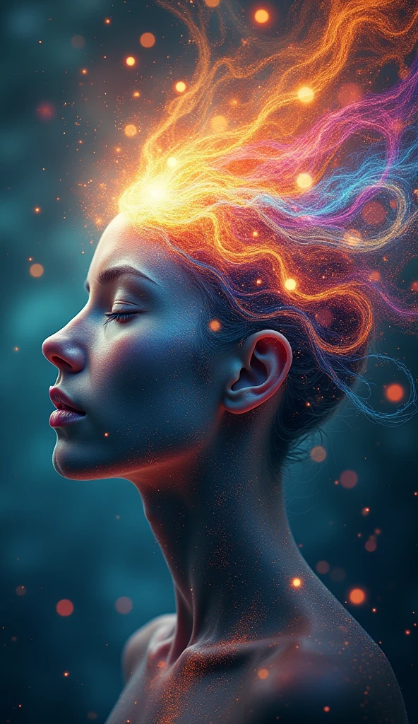 SeaArt AIで作成されたVibrations of Thought and Frequency of Emotion