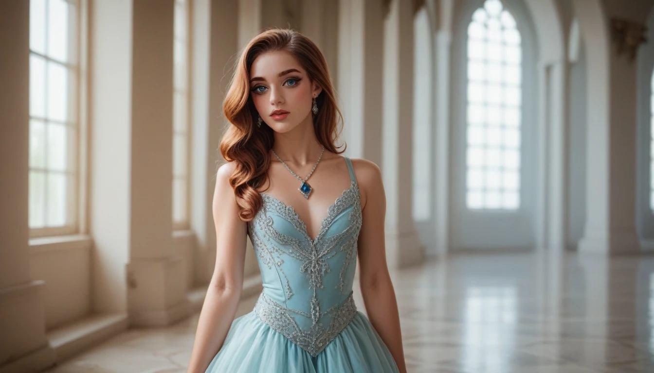 Bella (female protagonist) is elegant and fits , with an elegance that stands - SeaArt AI