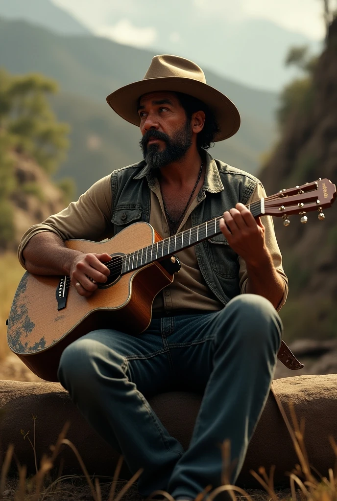 MC Sid from the Battle of the North, Singing Sertanejo , with a guitar ...