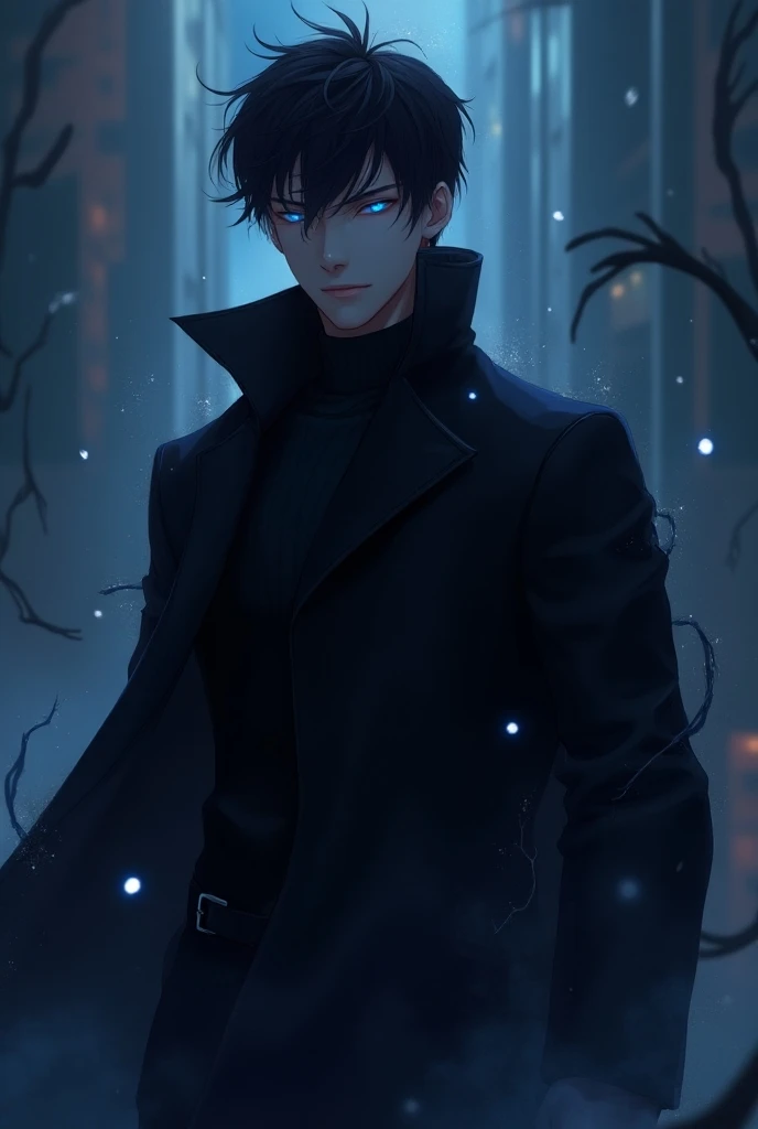 Create a 4K realistic image of Jinwoo Sung from Solo Leveling in his ...