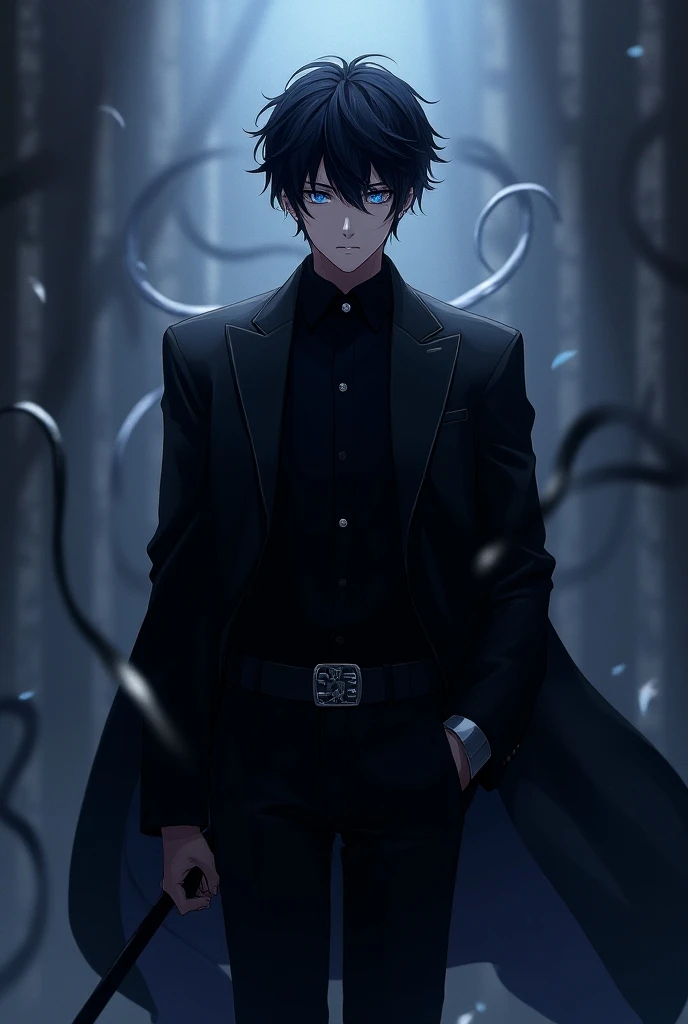 Create a 4K realistic image of Jinwoo Sung from Solo Leveling in his ...