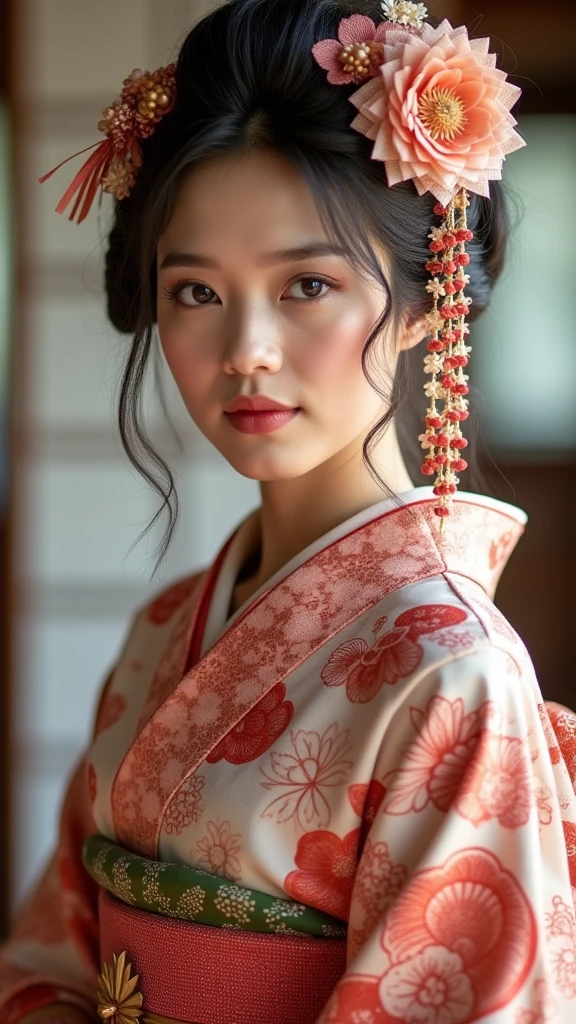 Japanese kimono beauty - SeaArt AI