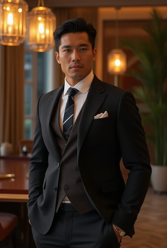 Peruvian rich young man - SeaArt AI
