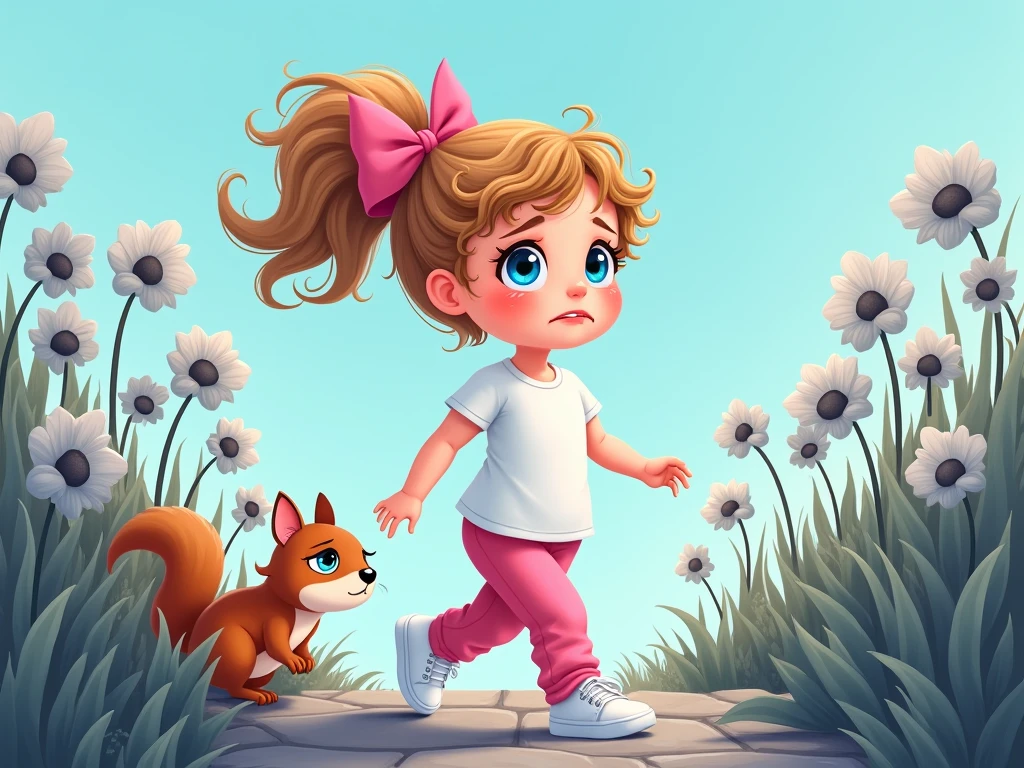 Dutch map. A cute chivi. curly hair. Light brown and gold hair - SeaArt AI