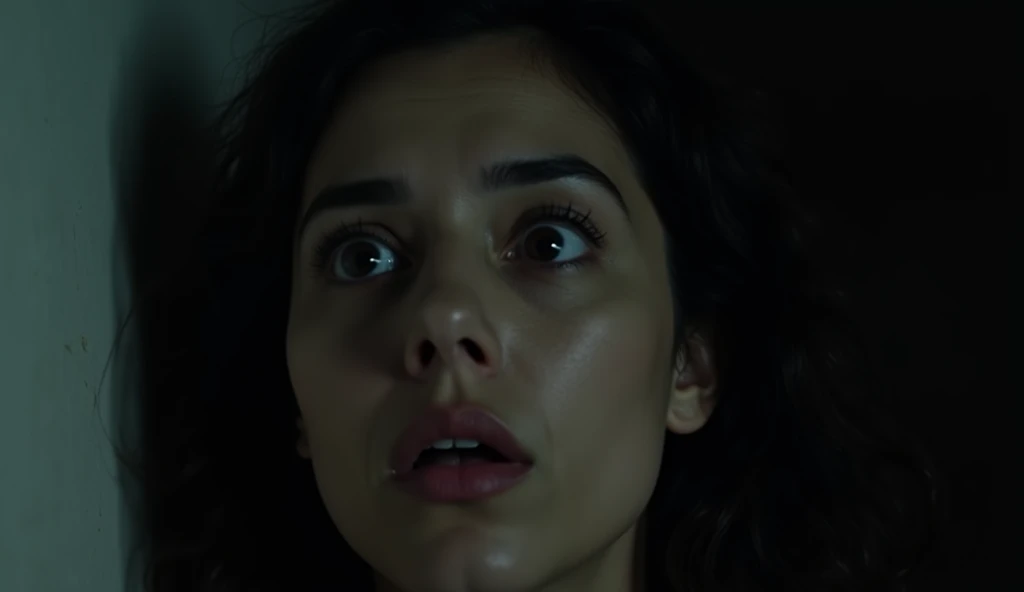 The camera opens with a slow zoom-in on Ana's face, her expression a ...