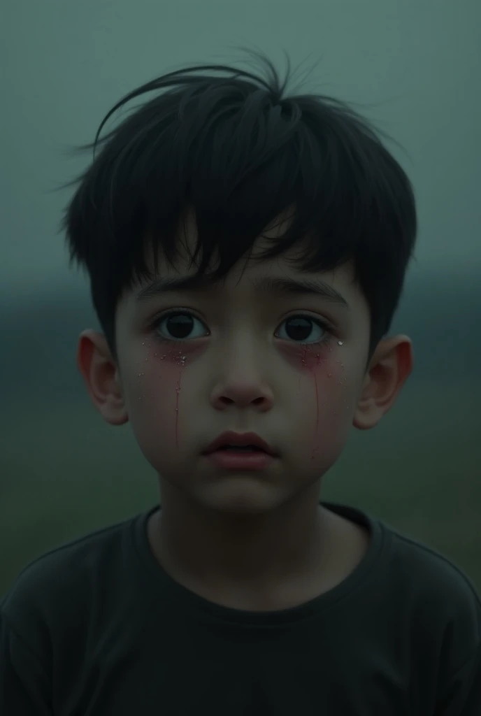 A boy who is crying - SeaArt AI