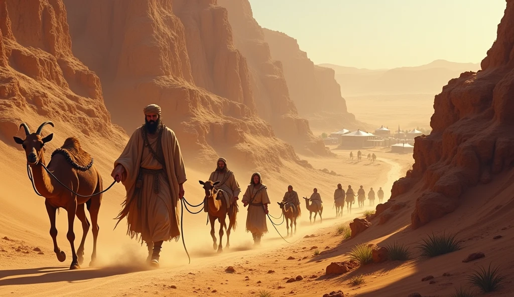 The journey back to Midian : " Zipora and their ren travel with Jethro ...
