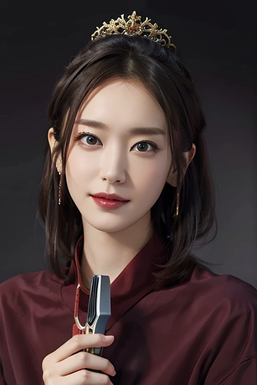 A beautiful woman with red eyes 、 extremely detailed and elaborate ...