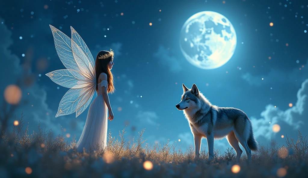 The Star Fairy : The Star Fairy that floats in the night sky - SeaArt AI