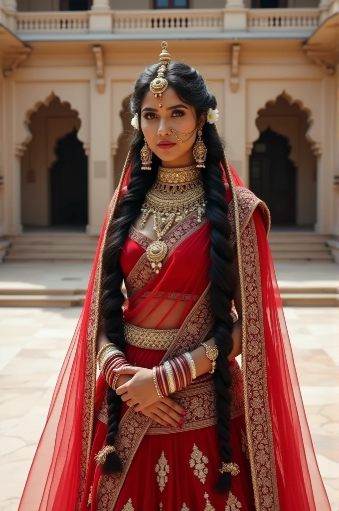 A very clear ultra HD dynamic image of"A majestic portrait of Rani ...
