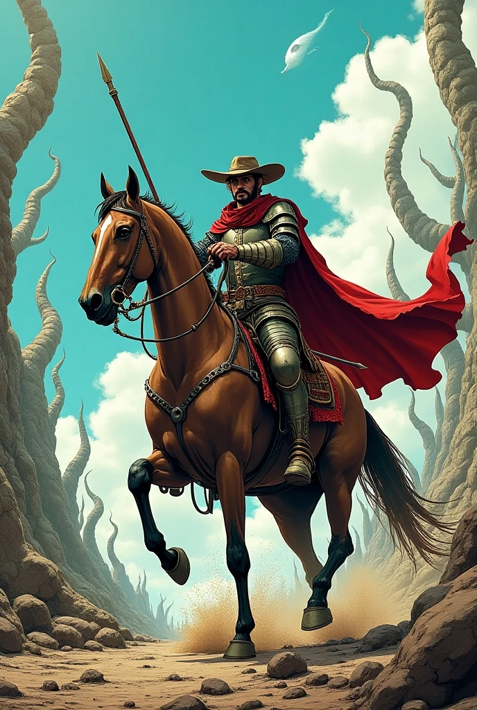 Limbus Company Don Quixote,Japanese comics - SeaArt AI