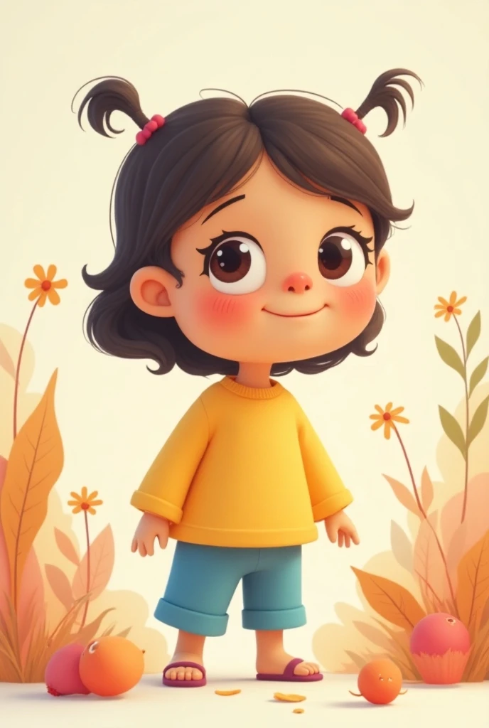 Create a Cartoon character for an app for autistic girls - SeaArt AI