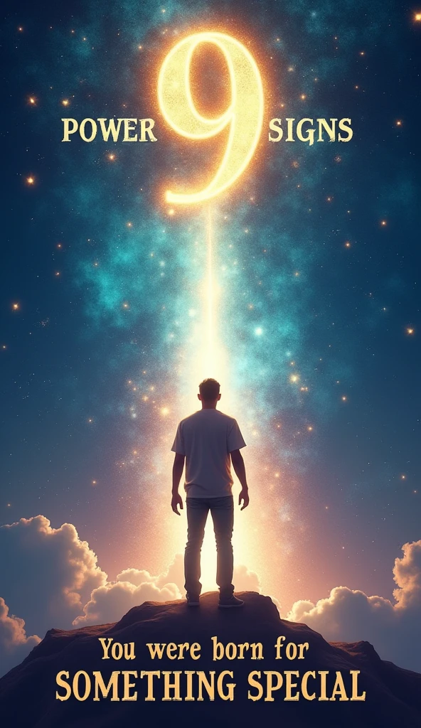 A bold and inspirational thumbnail with a confident individual standing ...