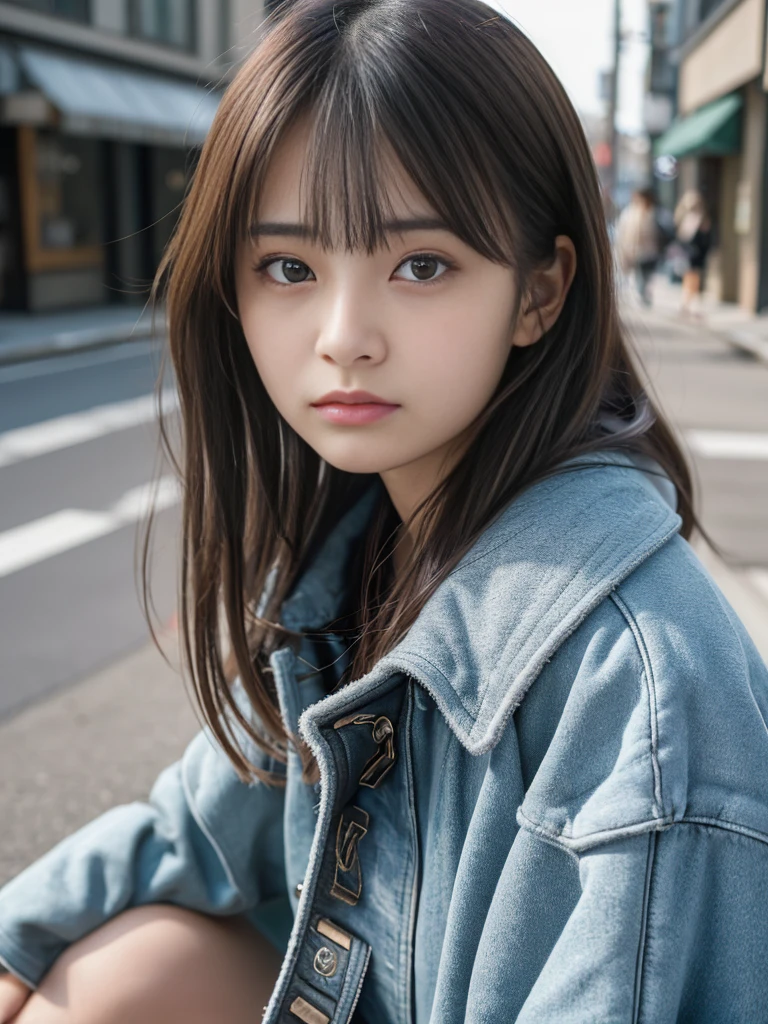 Asuka Langley 、Street Corner, 1 girl, Alone, (masterpiece, best quality ...