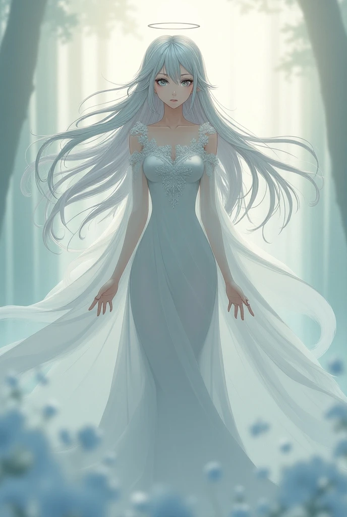 Make an angelic anime character that looks good in people's eyes turns ...