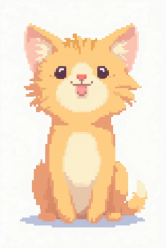 Cat in pixel art with transparent background - SeaArt AI