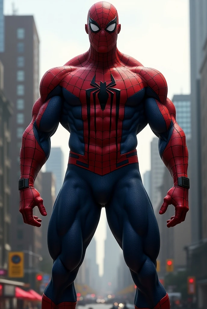 Spiderman with hulge bulge - SeaArt AI