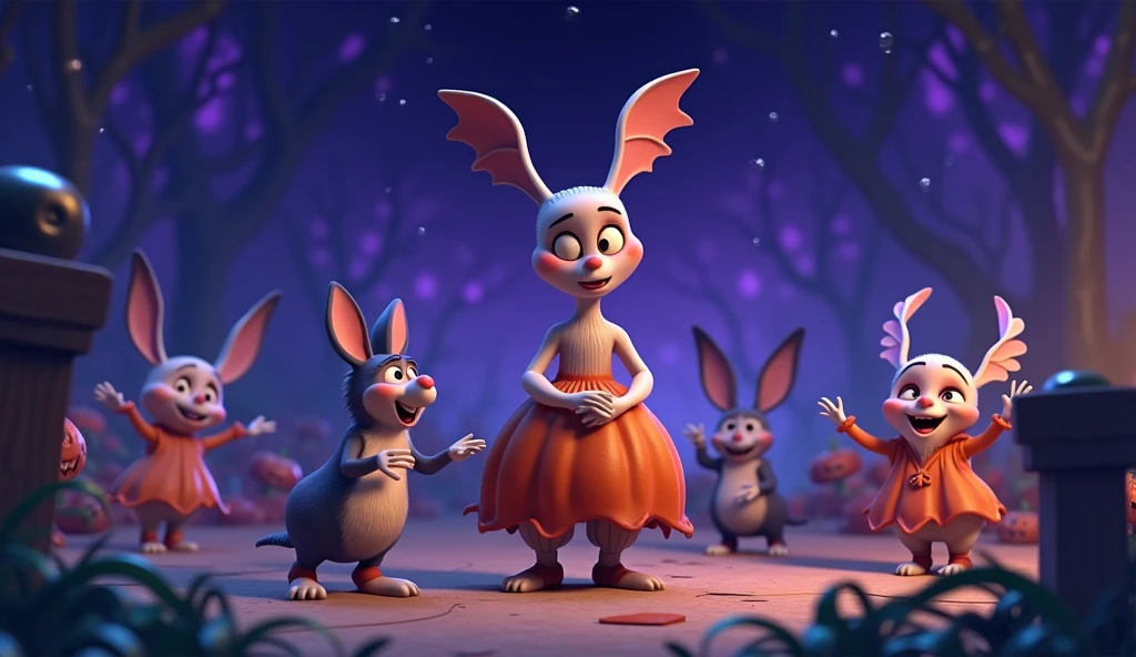 [3D animation, stylized, reminiscent of the work of Pixar and Studio ...