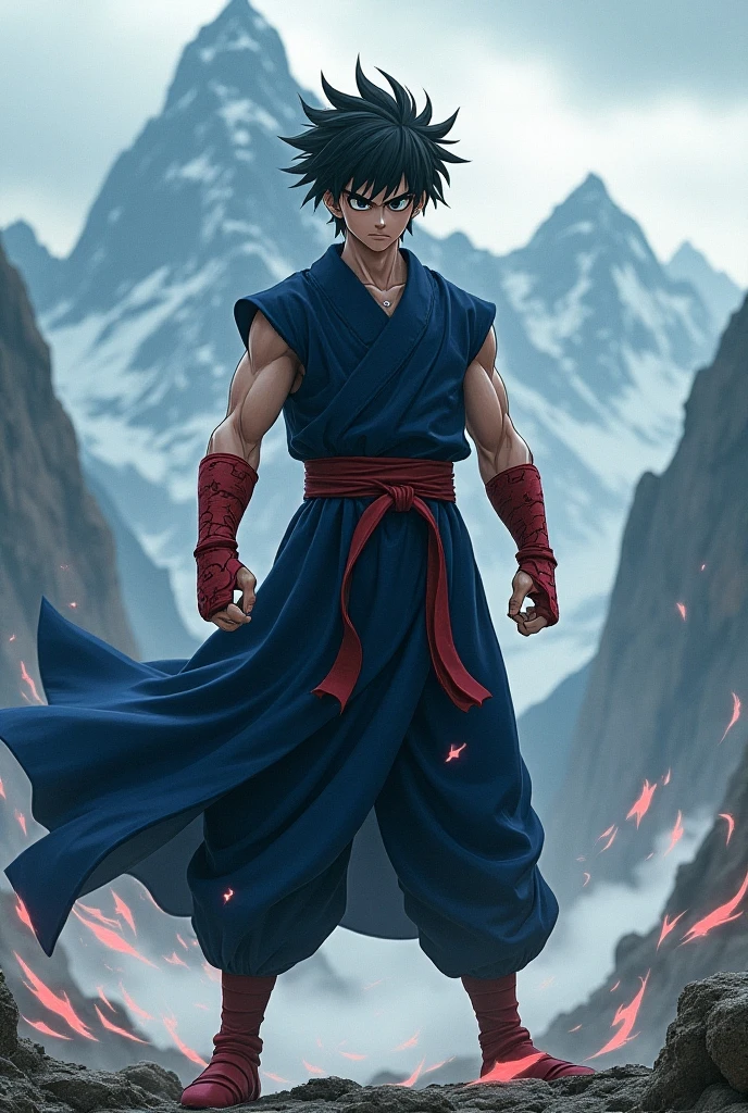 Sasuke in dragon ball - SeaArt AI