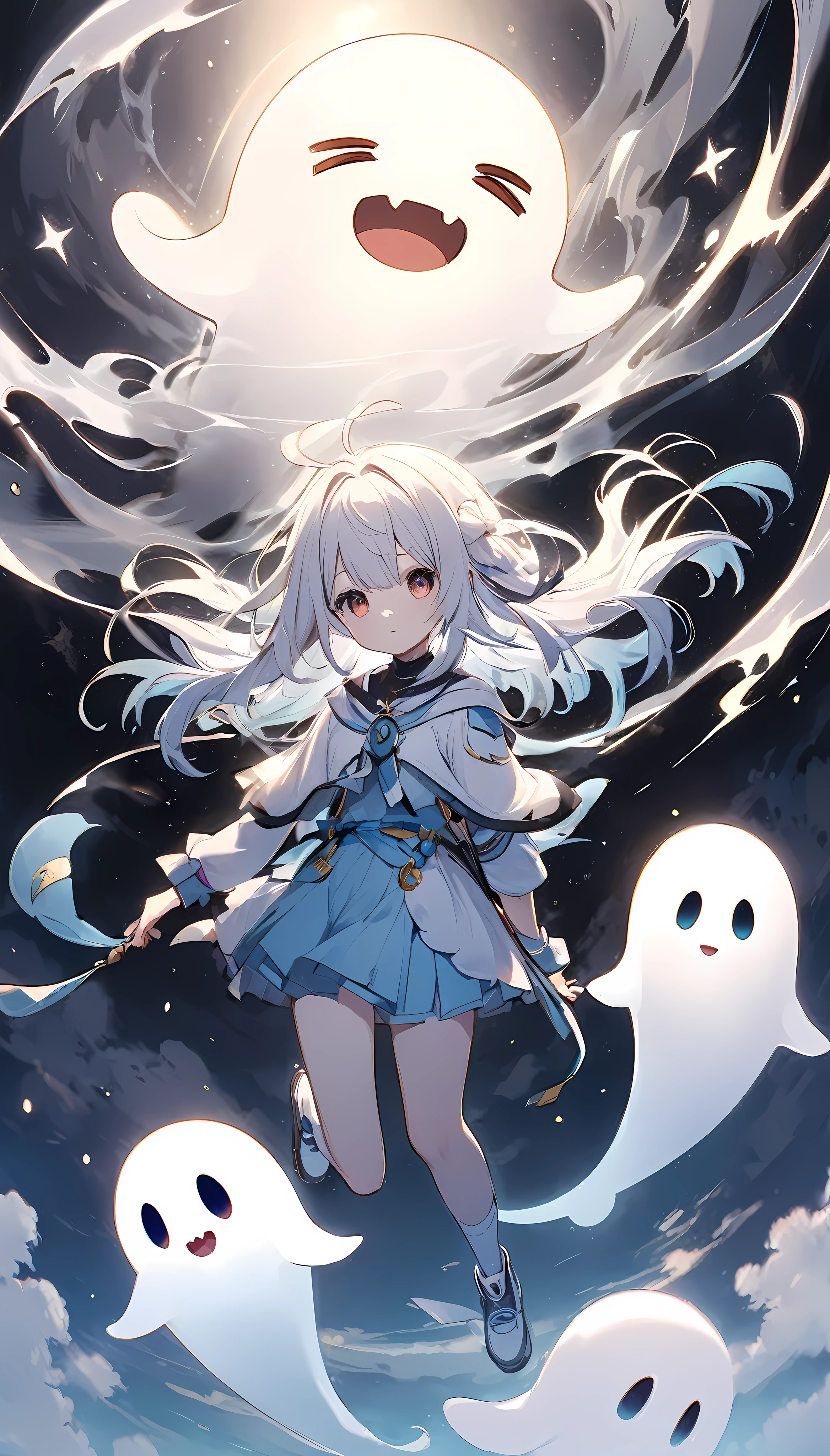 （1027）Today's challenge theme：Ghost/幽灵/ゆうれい created with SeaArt AI
