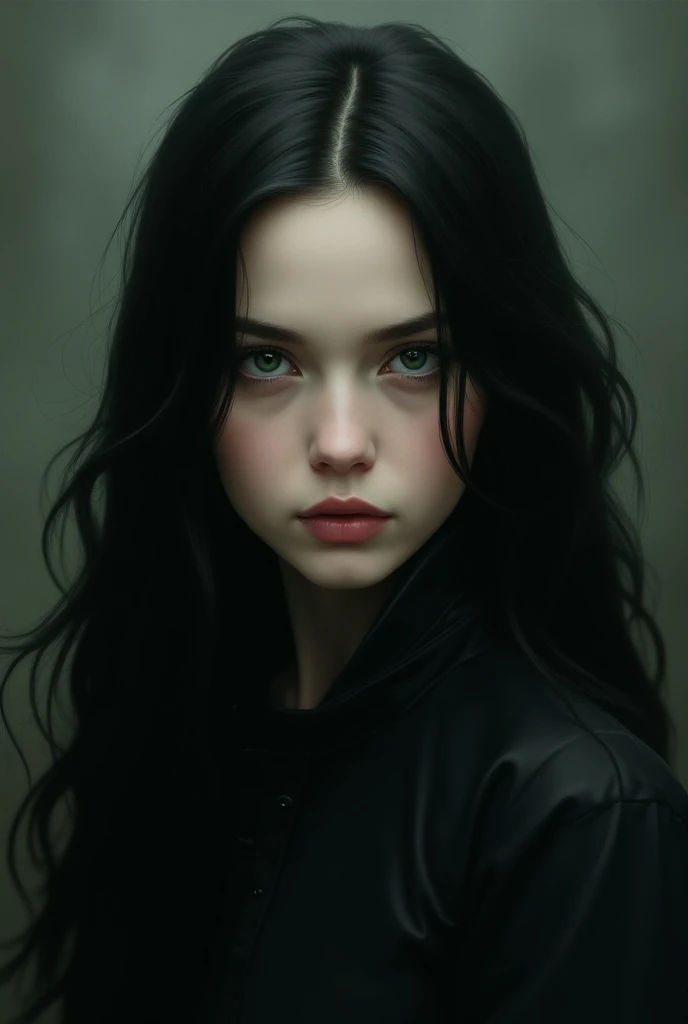 daughter of Severus Snape , age s , pale skin, green eyes - SeaArt AI