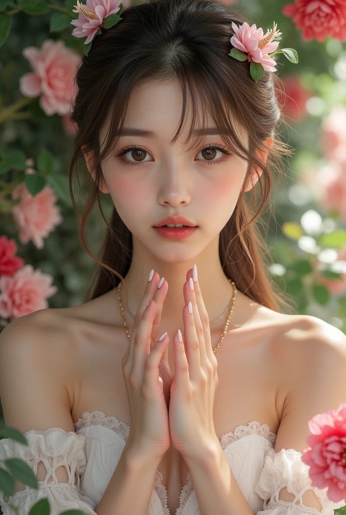 Masterpiece, high quality,16k,32K,extremely cute face, (hyper - SeaArt AI