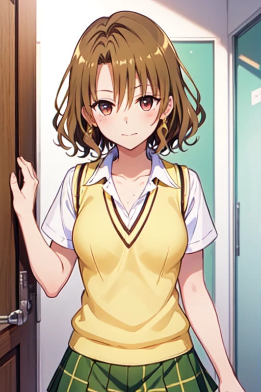 Momioka risa, best quality , 1 girl, Alone, short hair, Brown Hair - SeaArt AI