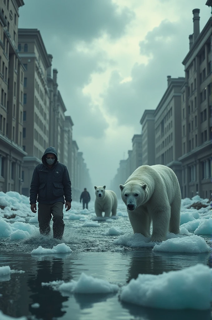 Flooded city streets, violent storms, endangered animals like polar ...