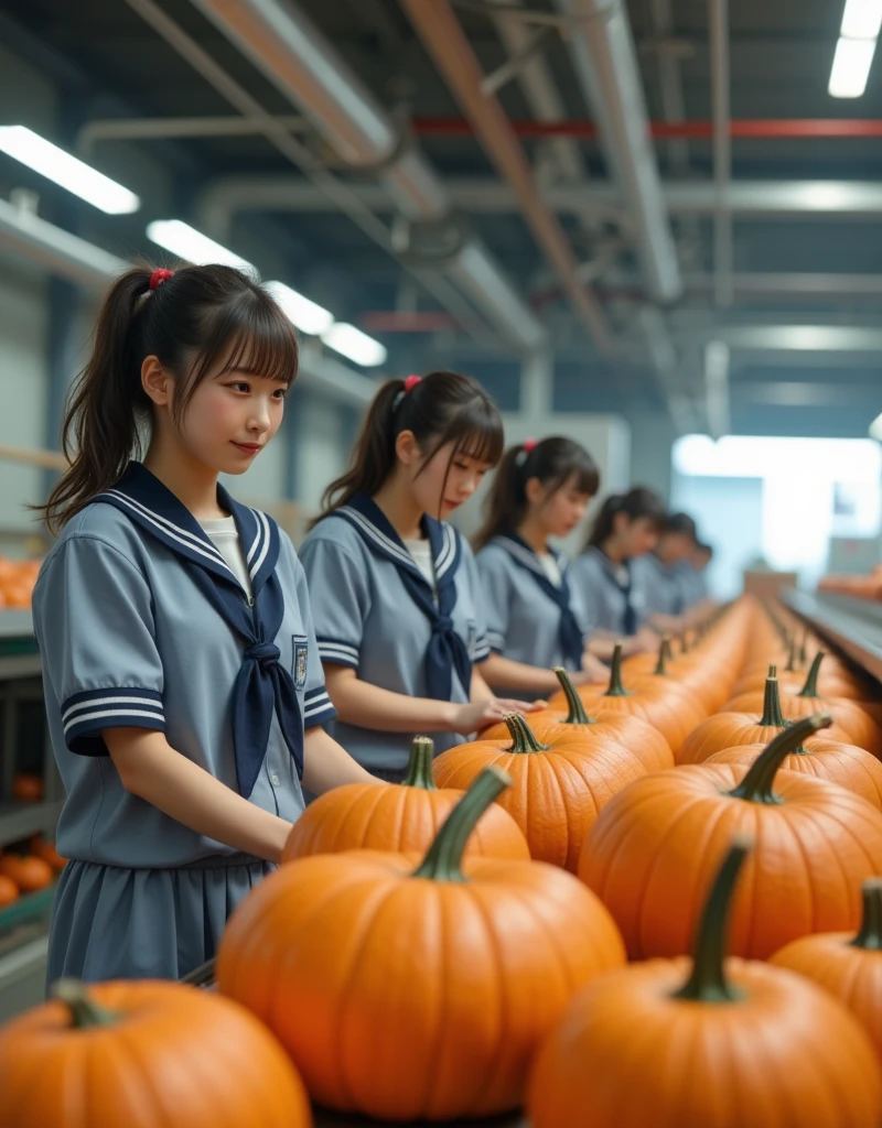 Documentary photo, photo-realistic, ultra-realistic, these clone girls ...