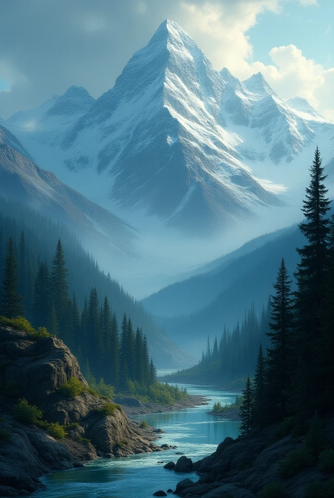 Make an RPG map of the Lemuria continent similar to that of Russia ...