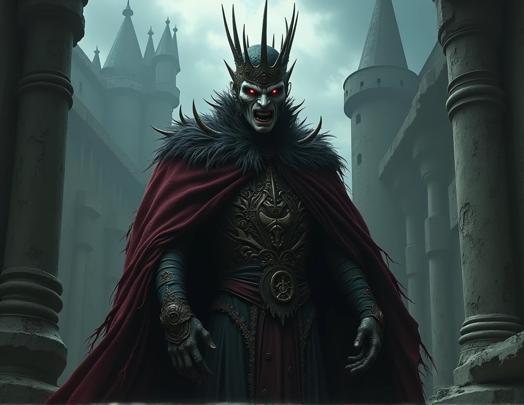 King Stefan of Sleeping Beauty dark side - SeaArt AI