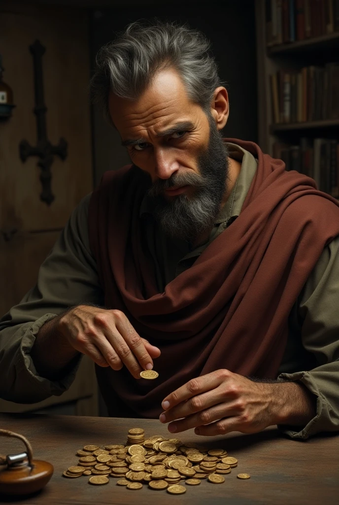 The devout man, tempted, agrees and returns home. For two days - SeaArt AI