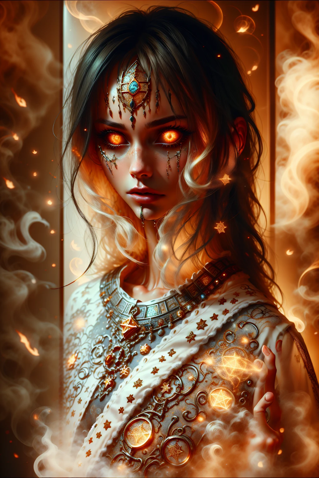 (high best quality)(realistic) , beautiful woman, night light ...