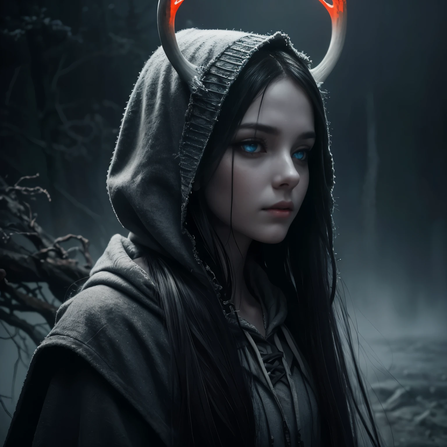 Dark, wicked , Evil, astral , creepy style , cold, rotting skin - SeaArt AI