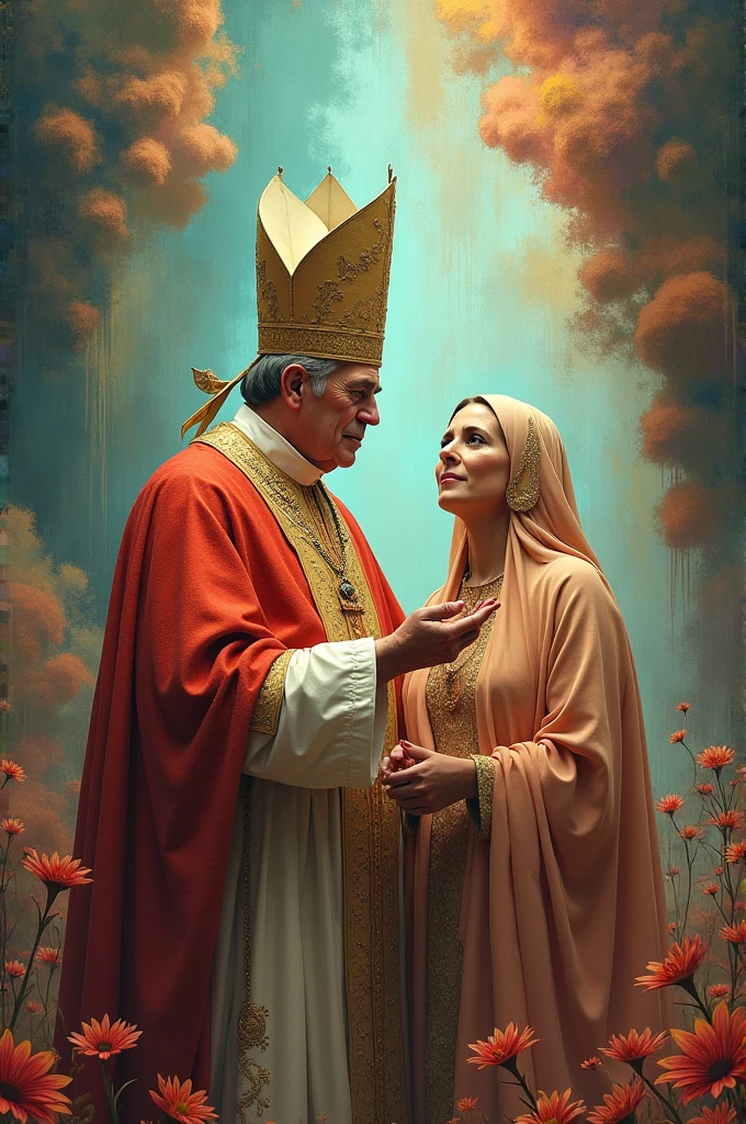 A pope, A mom, And a - SeaArt AI