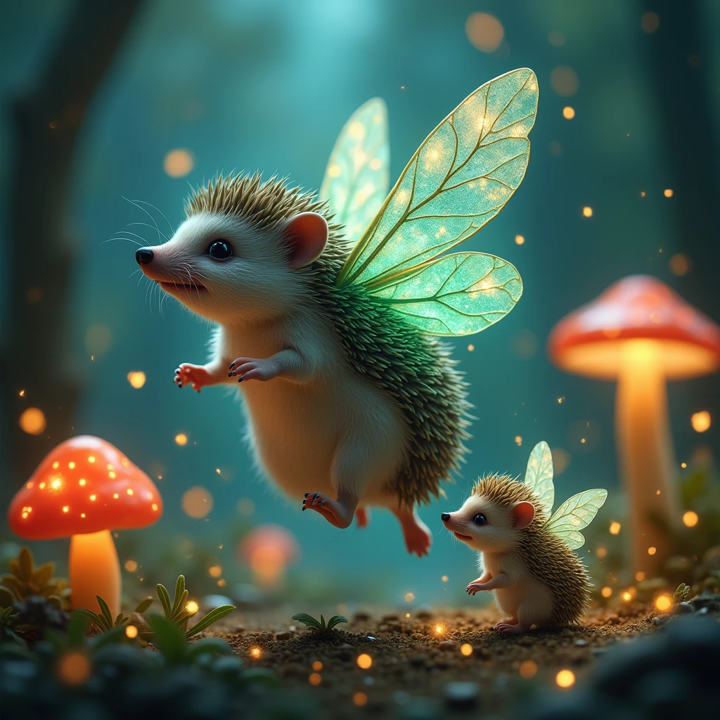 halloween hedgehog created with SeaArt AI