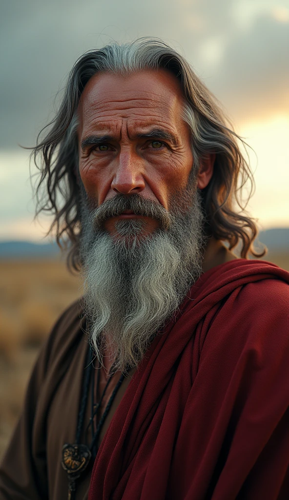 Elijah, biblical character, looking at the camera, cinematic - SeaArt AI
