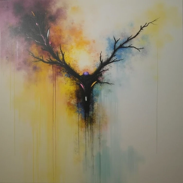 Similar abstract painting - SeaArt AI