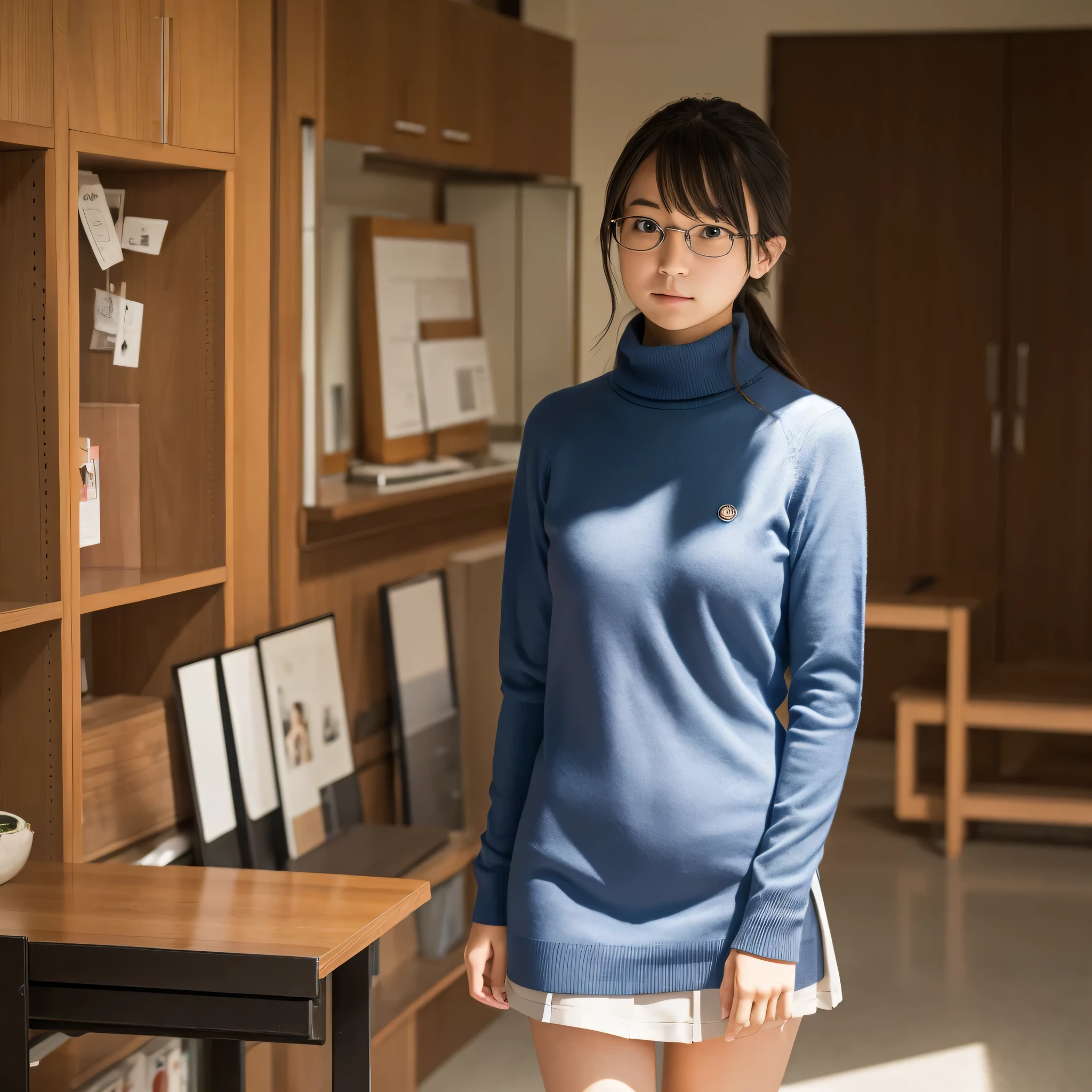 Alone, 1 girl, yamagishi fuuka, Tsukiya Museum High School Uniform ...