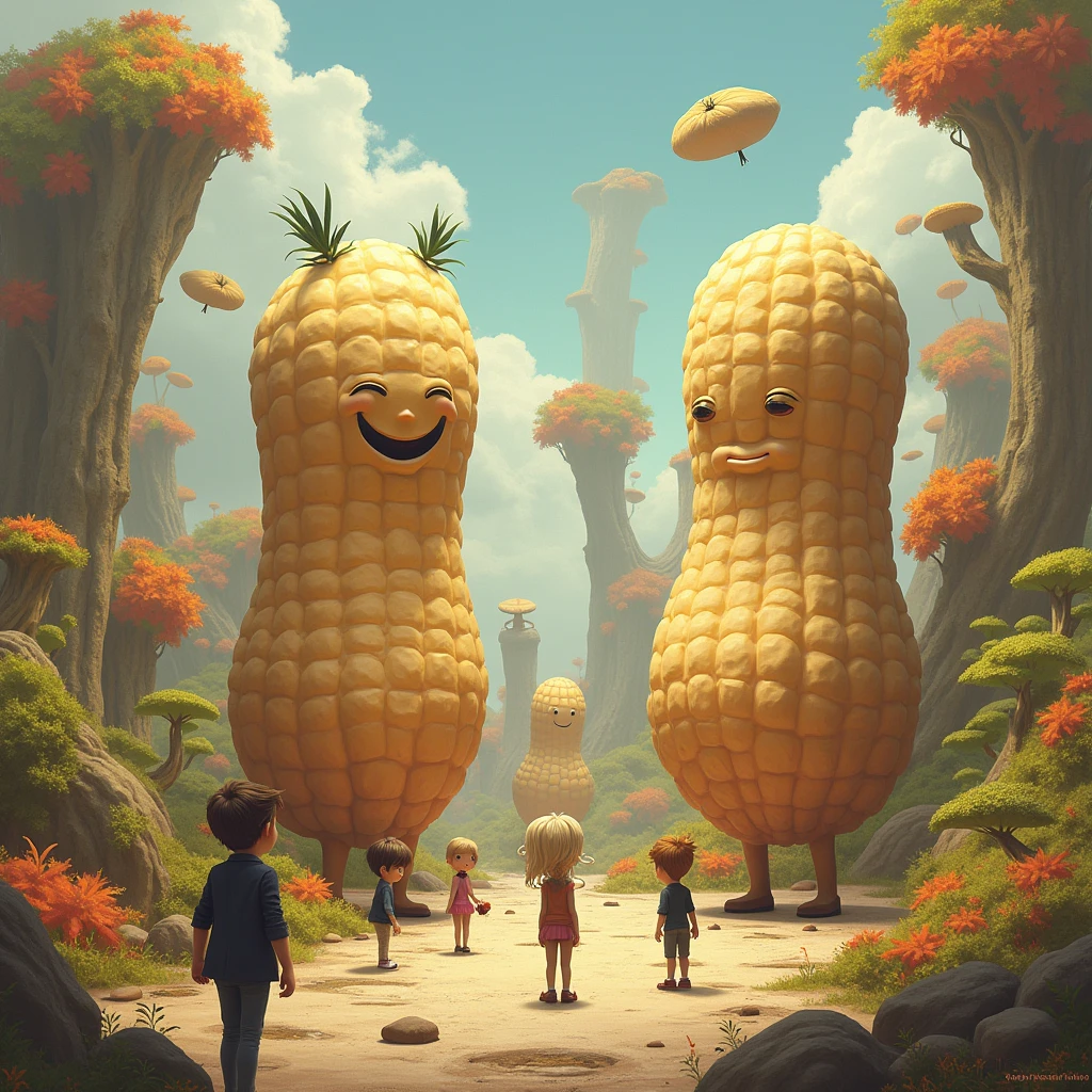 From giant man-eating peanuts to people々The - SeaArt AI